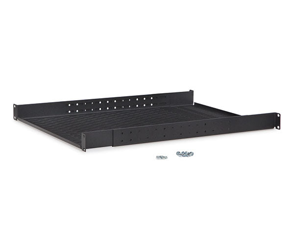 1U Vented 4-Point Adjustable Shelf for 4 Post Server Racks