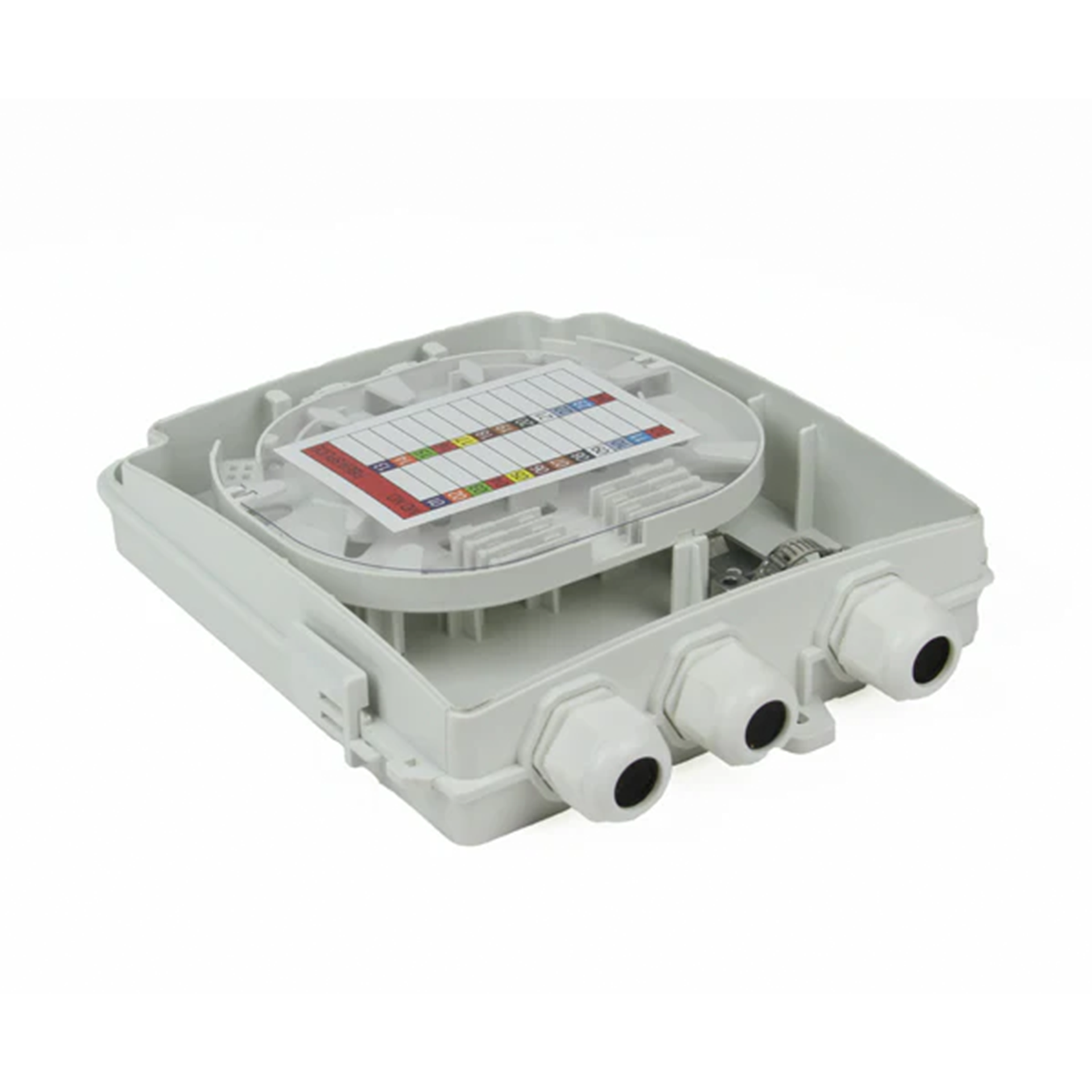 8-Port FTTH Fiber Distribution Box - Wall Mount, IP65 Rated – Patch ...