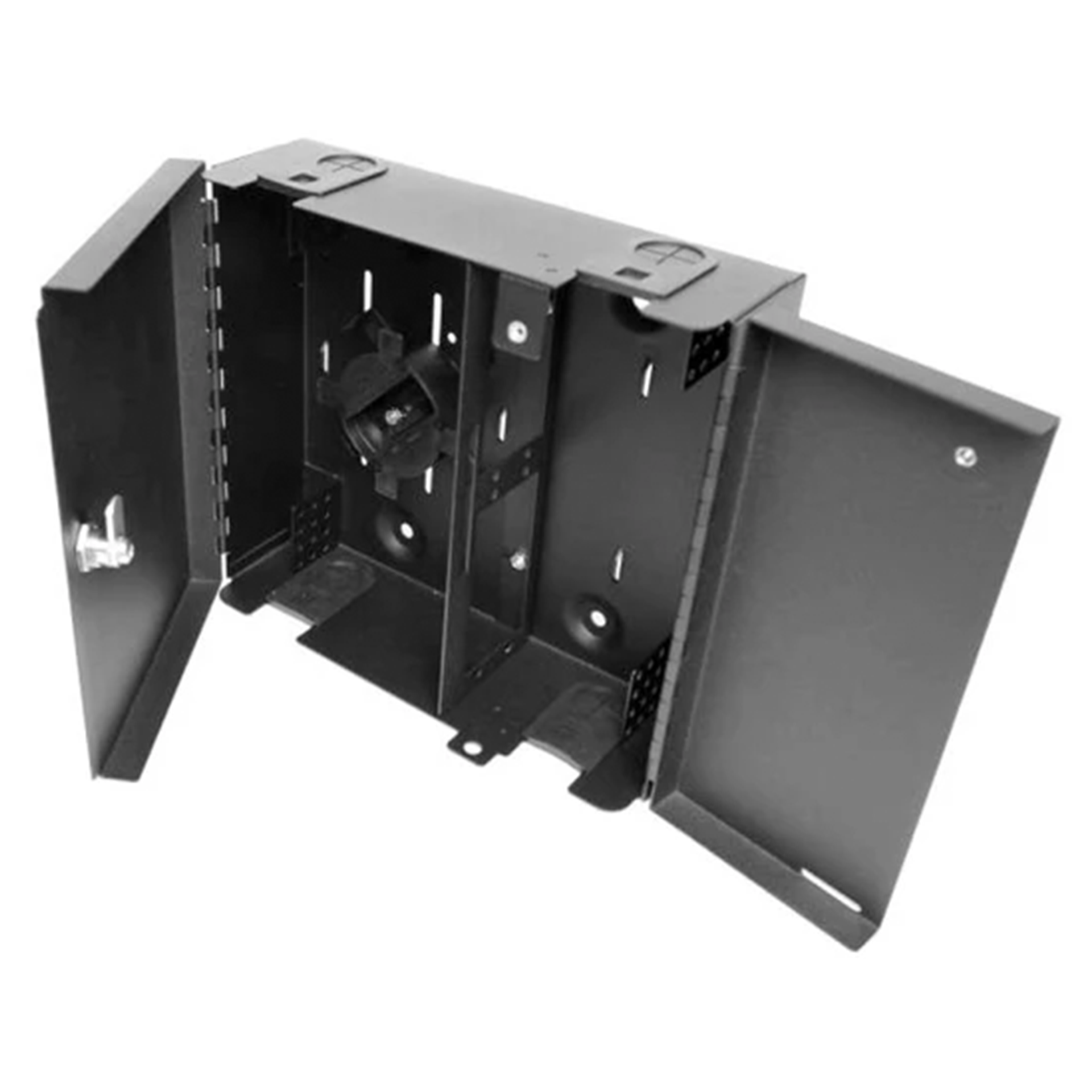 48-Port Dual-Door Fiber Patch Panel - Compact, Reversible – Patch Cords ...