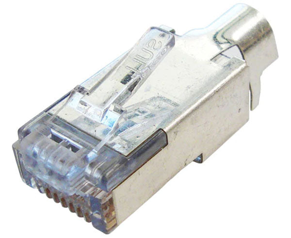 CAT6 EZ-RJ45 Shielded RJ45 Connector | External Ground Tab