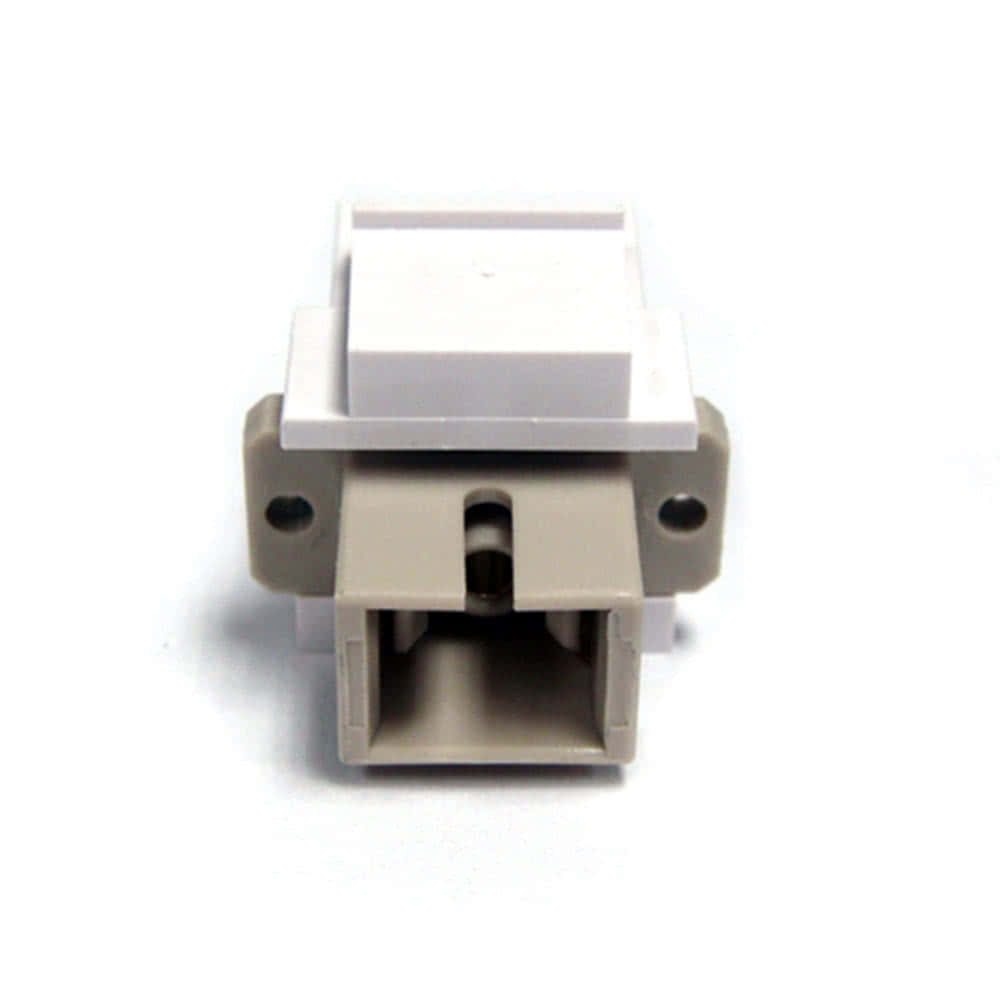 SC Fiber Keystone Jack, Multimode, Simplex - White